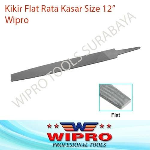 Jual Kikir Besi Flat Rata Tipe Kasar Size 12 Inch 12Inch Wipro | Shopee ...