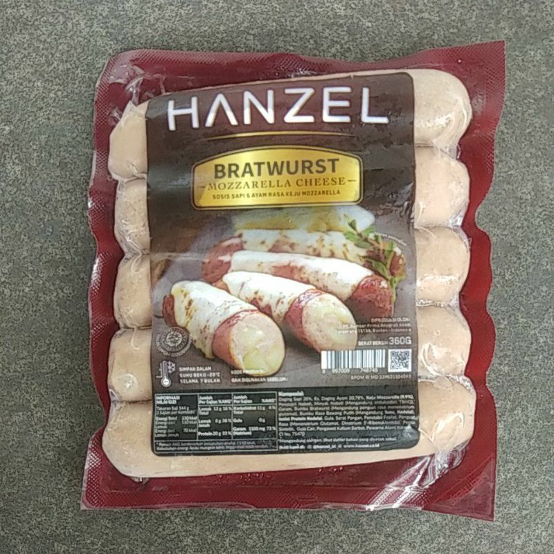 Jual Hanzel Bratwurst Cheese isi 5 pc | Shopee Indonesia
