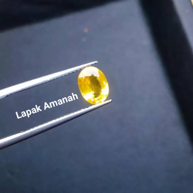 Jual Batu Akik Permata Natural Yellow Safir Asli Original Super Mewah ...