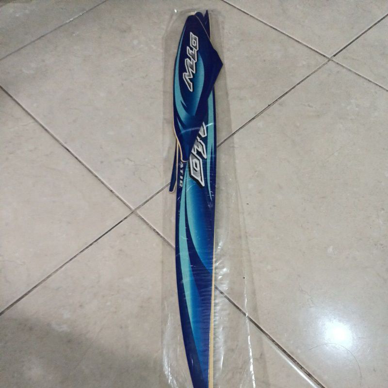 Jual striping stiker les body Mio 2007 biru bahan original | Shopee ...