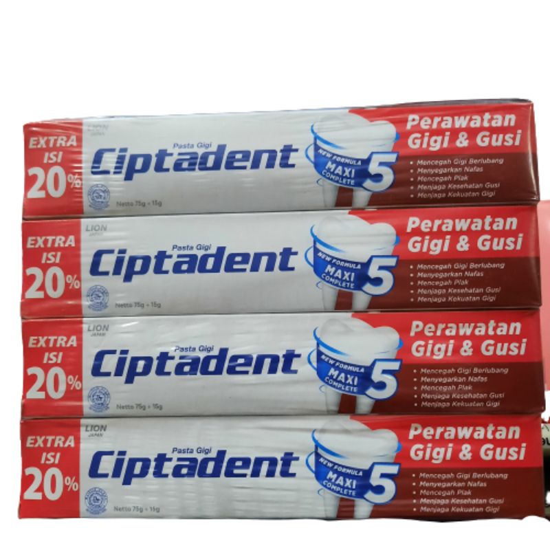 Jual CIPTADENT PASTA GIGI 75 GR KEMASAN EKONOMIS | Shopee Indonesia