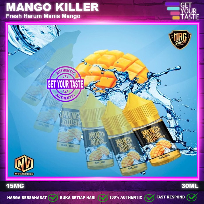 Jual Liquid Salt Nic Mango Killer Pods Friendly by Mag Juice - Mangga ...