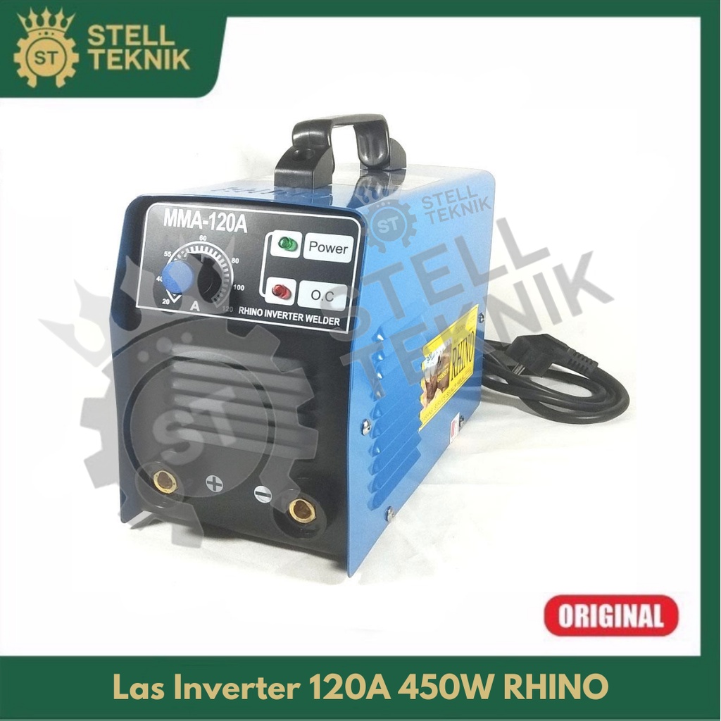 Jual Mesin Las Inverter 120A 450W RHINO / Trafo Las Inverter RHINO 450A ...