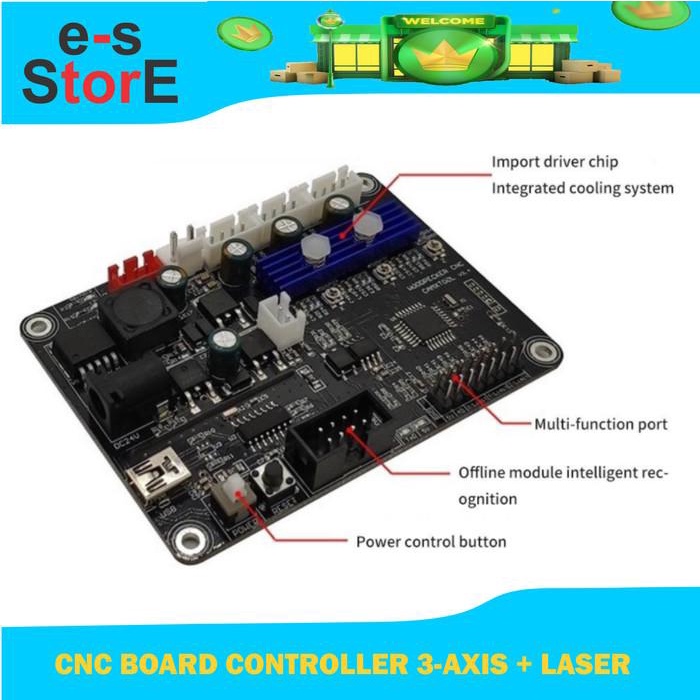 Jual GRBL Controller Board CNC 3018 3040 4060 | Shopee Indonesia