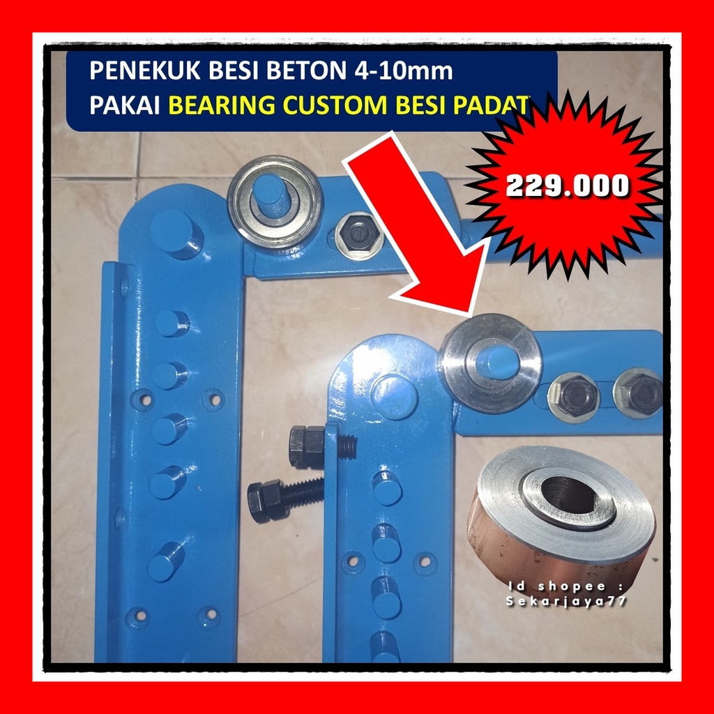 Jual Alat penekuk besi LAKER BESI untuk besi beton 4 6 8 10 mm ...