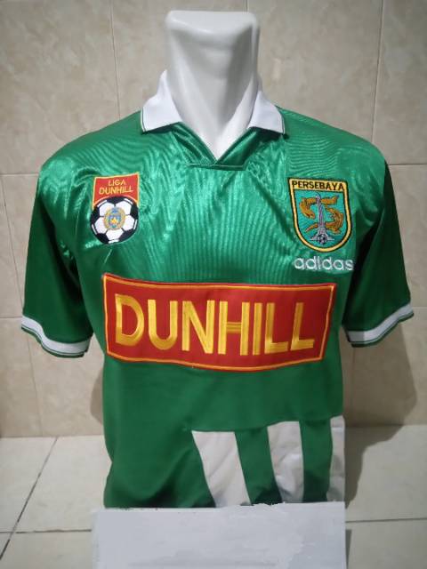 Jual Jersey Persebaya Liga Dunhil Home 1994 - 1995 Hijau Paragon Retro ...
