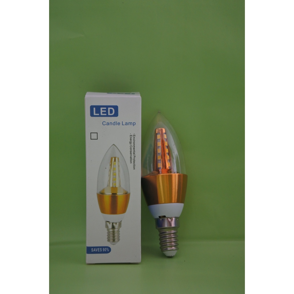 Jual Lampu LED Candle Light/Lampu Lilin "LUXVIL" E14 5 Watt | Shopee Indonesia