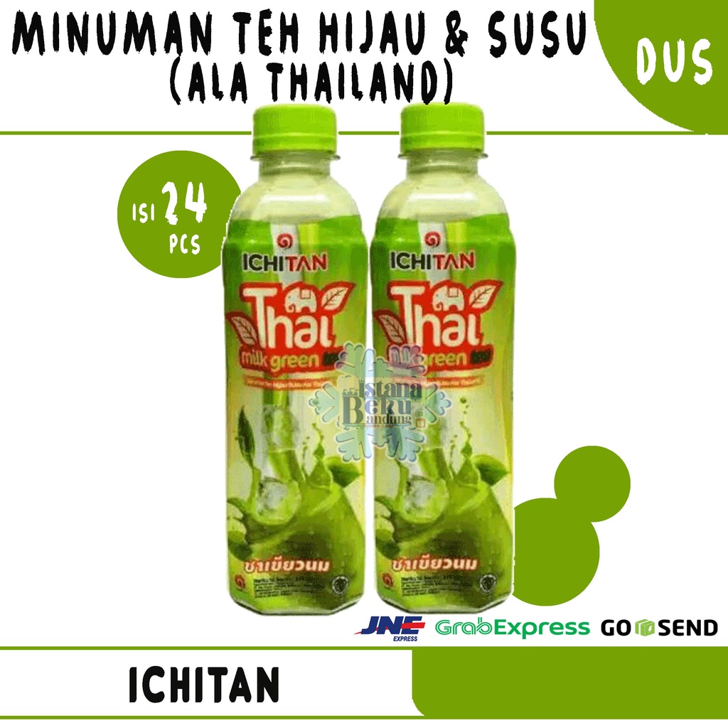 Jual Ichitan Thai Milk Green Tea 310ml (1 Dus = 24 Pcs) | Shopee Indonesia