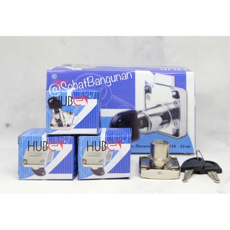 Jual KUNCI LACI HUBEN HL 138-22mm / DRAWER LOCK | Shopee Indonesia
