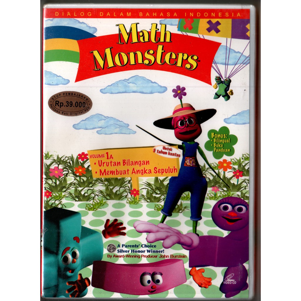Jual DVD MATH MONSTERS VOL.1A URUTAN BILANGAN | Shopee Indonesia
