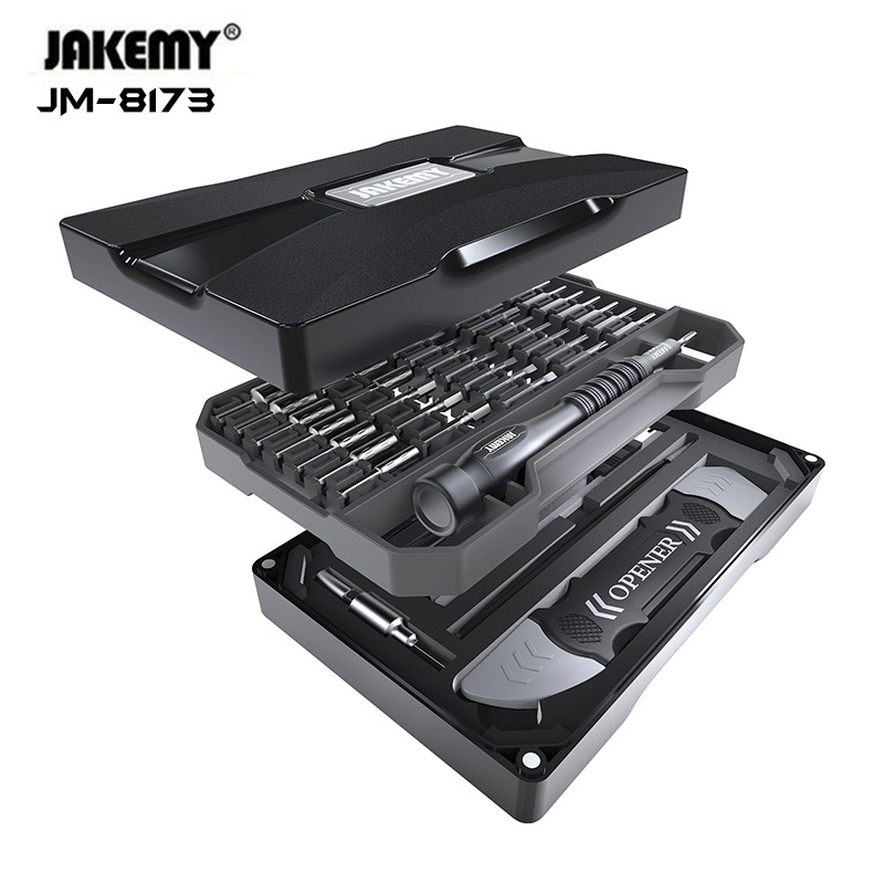 Jual Jakemy Obeng Set JM-8173 69 In 1 Obeng Set Hp For Iphone Macbook ...