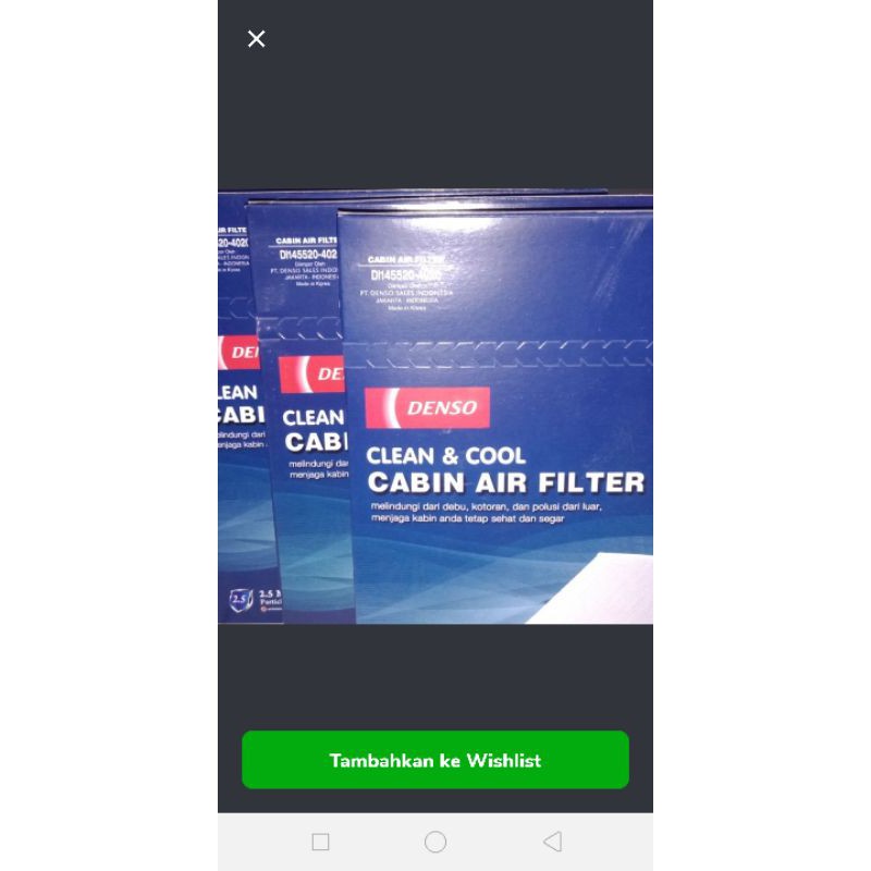 Jual filter cabin kabin saringan ac innova reborn | Shopee Indonesia