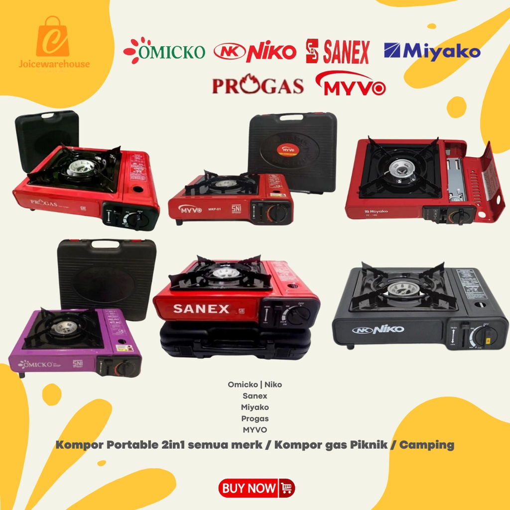 Jual Kompor Portable 2in1 semua merk / Kompor gas Piknik / Camping ...