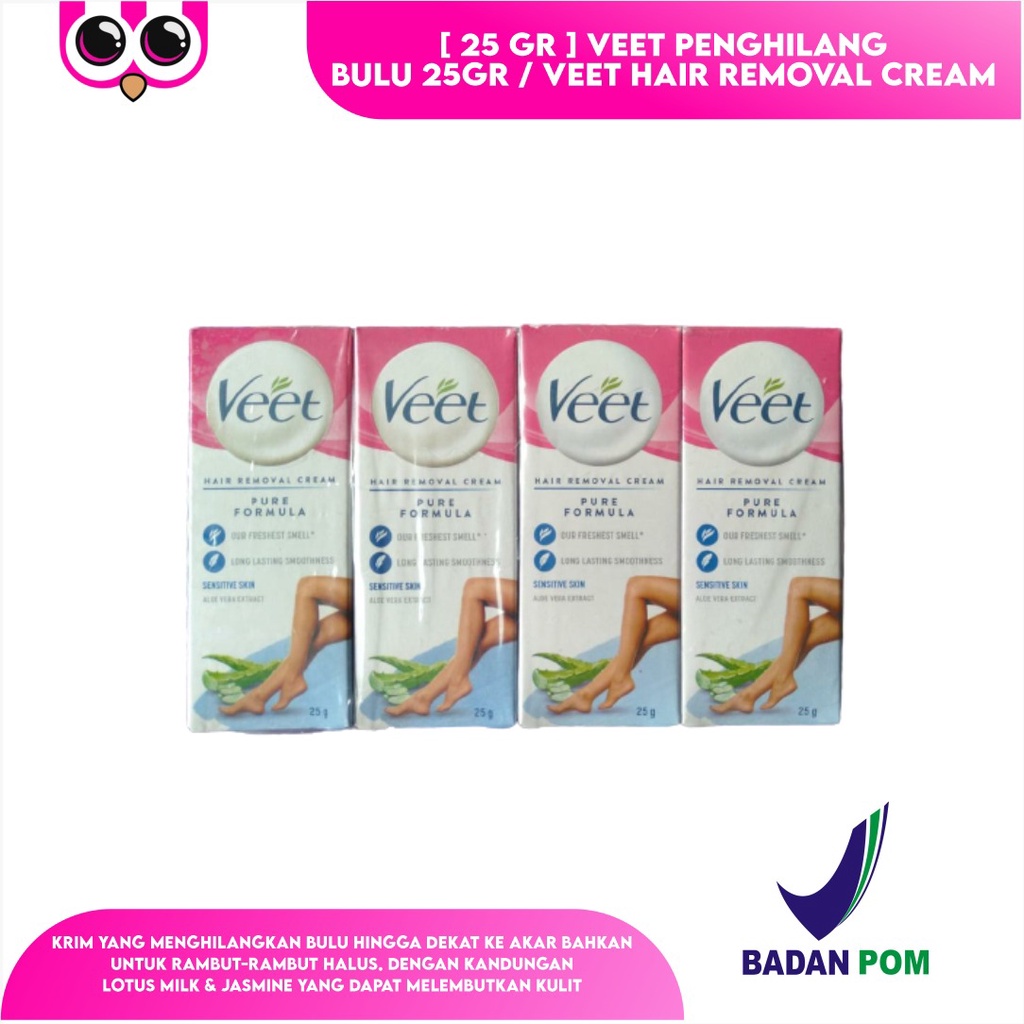 Jual [ 25 GR ] VEET PENGHILANG BULU 25GR / VEET HAIR REMOVAL CREAM ...