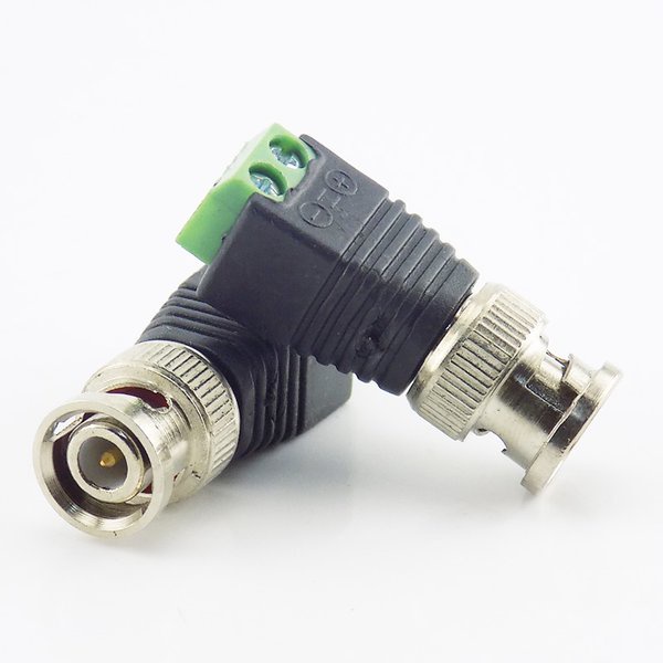 Jual BNC Male Connector Plug DC Adapter Balun Connector for CCTV Camera ...