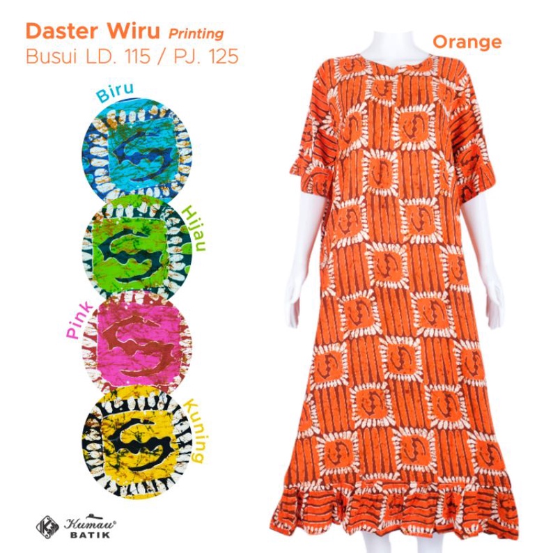 Jual Kumau Batik Daster Wiru #2 Busui Mini Rempel Kekinian Batik ...