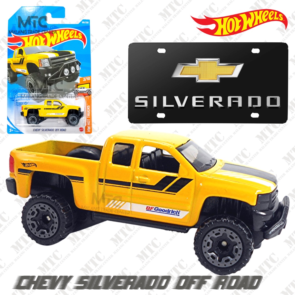 Jual Hot Wheels Chevy Silverado Off Road Yellow Lot Q 2021 | Shopee ...