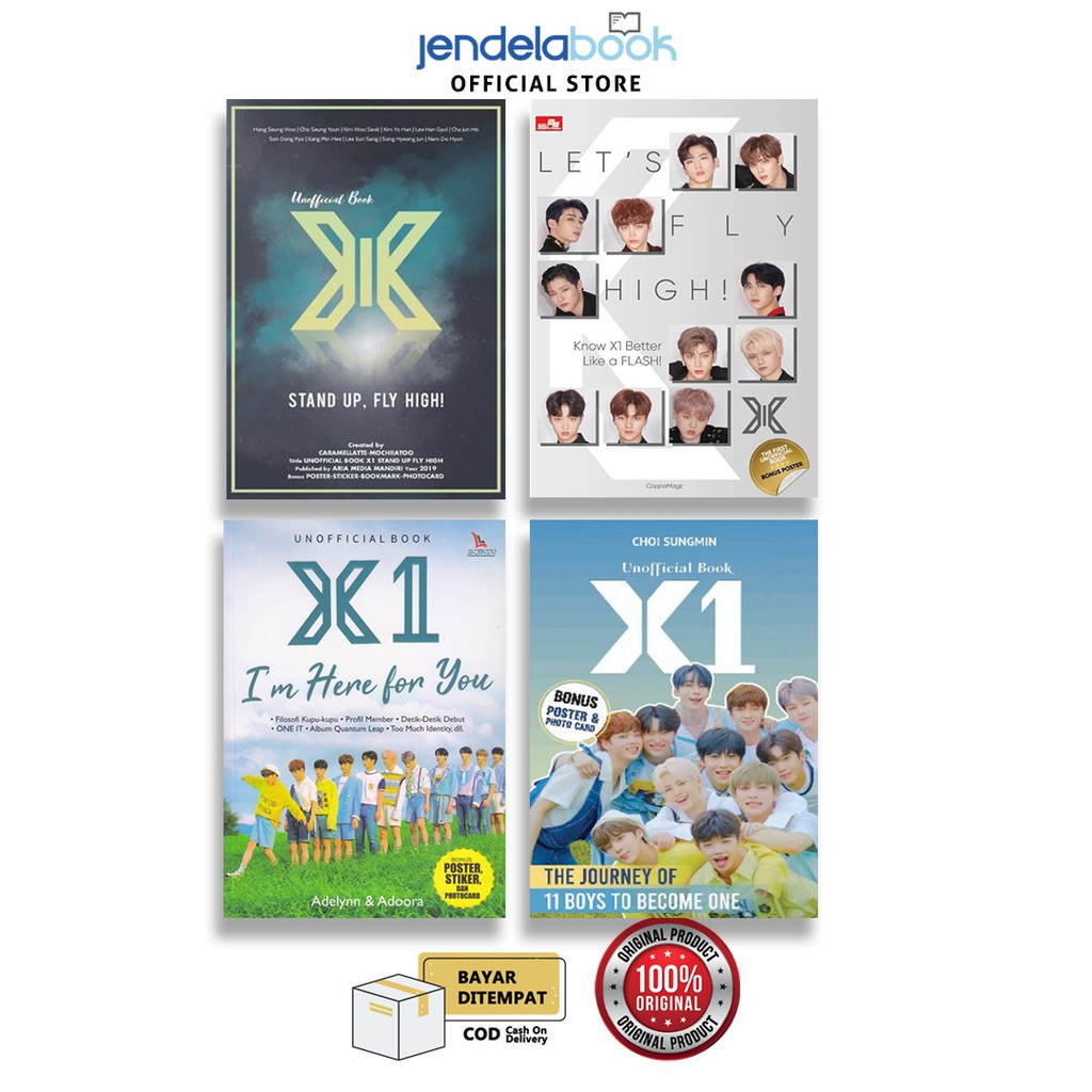 Jual Unofficial Book X1 Stand Up Fly High, Let'S Fly High! Know X1 Better Like A Flash! | Shopee ...