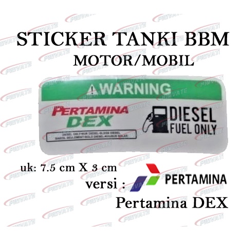 Jual Sticker Attention Stiker Peringatan Tutup Tangki Bahan Bakar ...