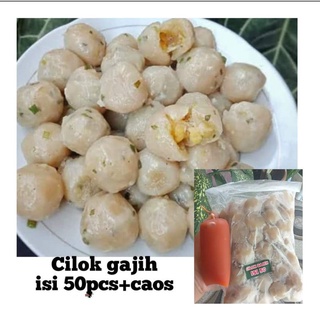 Jual Cilok gajih tetelan ayam suir jamur isi 50 cilok telur puyuh isi ...