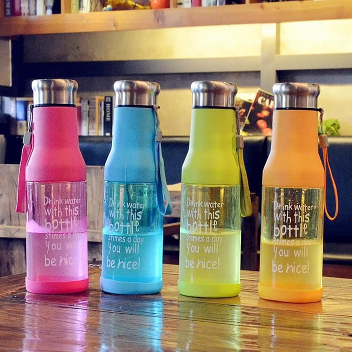 Jual 7uytdrs Botol Minum Be Nice 600 Ml Import Bekal Air Unik Souvenir ...