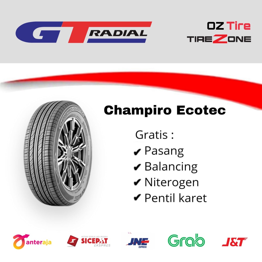 Jual BAN MOBIL GT RADIAL 185/70 R14 CHAMPIRO ECOTEC | Shopee Indonesia