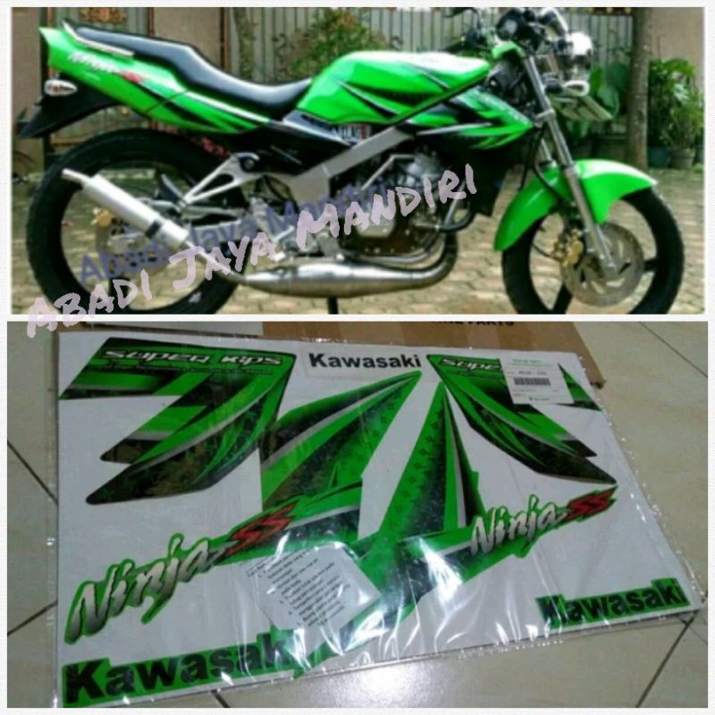 Jual Striping Lis Stiker Kawasaki Ninja Ss Hijau Solid Shuriken 2012 ...