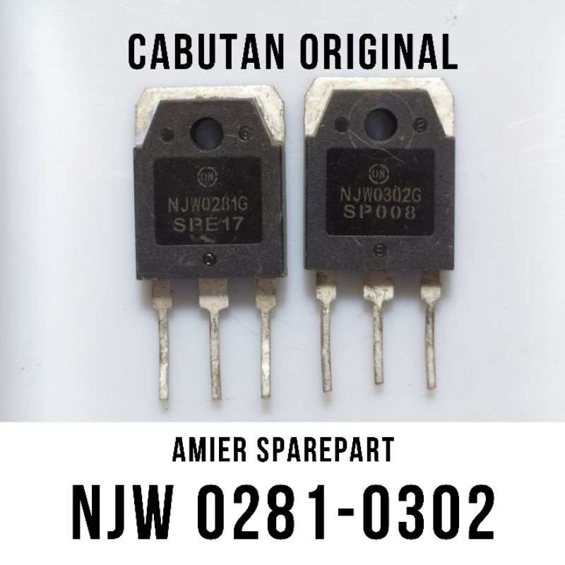 Jual ORIGINAL NJW0281 NJW0302 NJW 0281 0302 1 SET | Shopee Indonesia