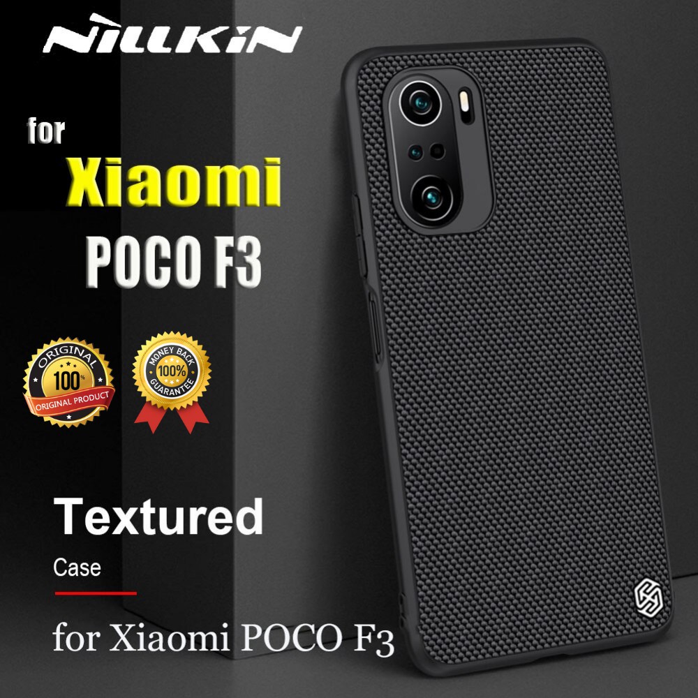 Jual Xiaomi Poco F3 Nillkin Textured Case Nylon Fiber Soft Casing ...