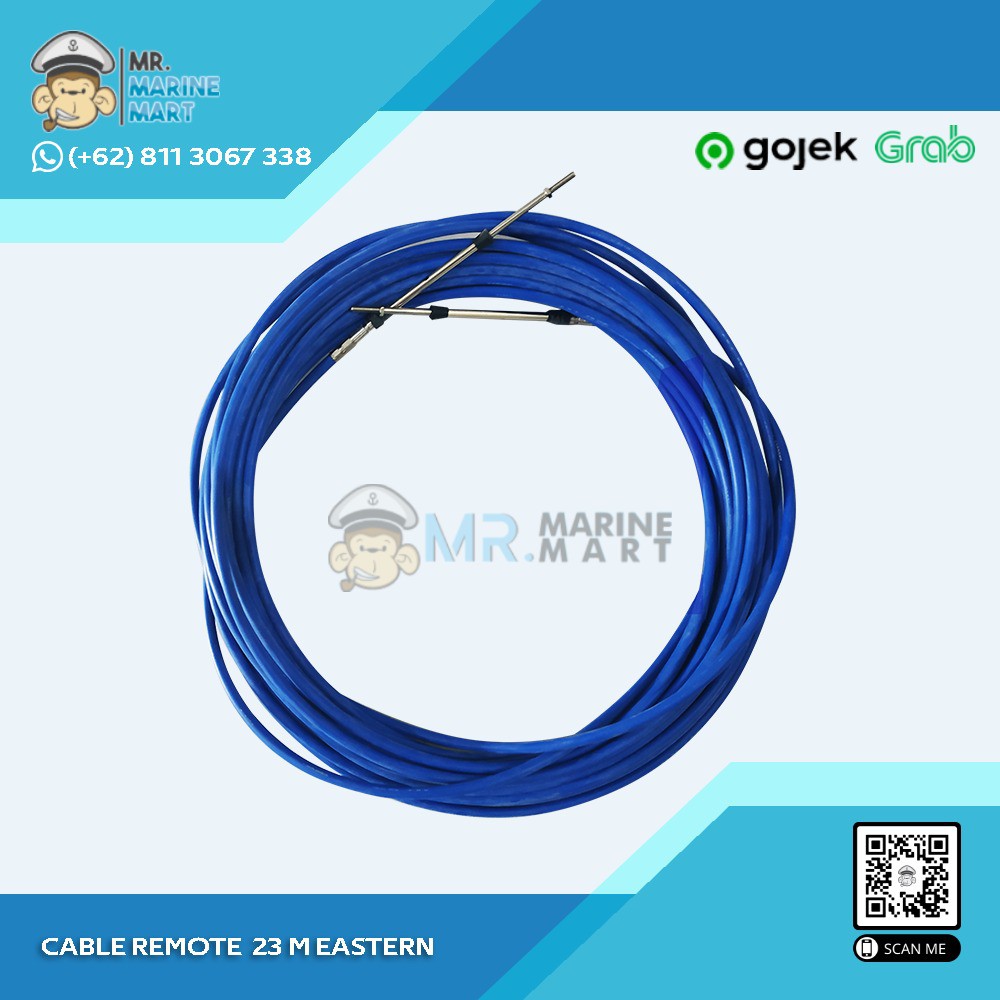 Jual Kabel Remote Gas Kapal 23 Meter Eastern Marine Cable Remote ...