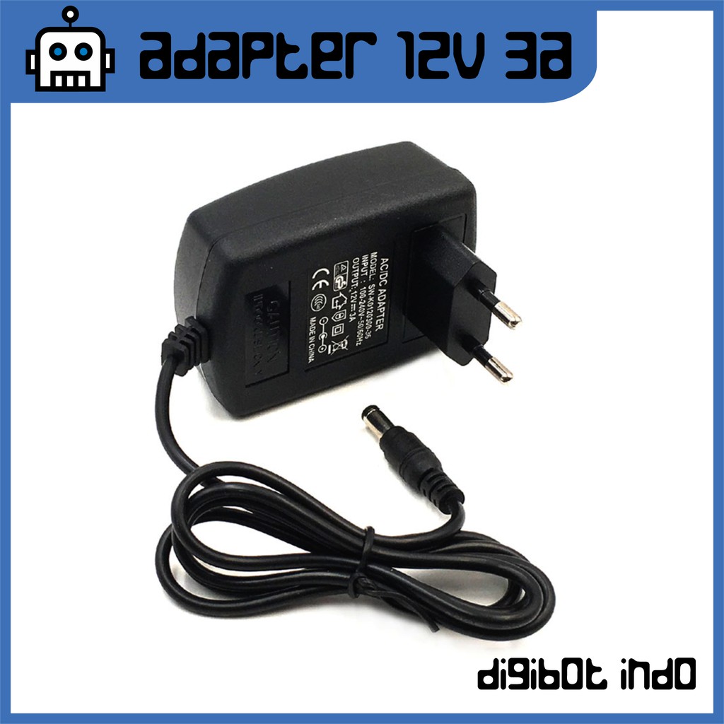 Jual Adaptor 12V 3A - Power Adapter | Shopee Indonesia