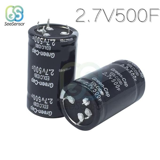 Jual Murah 2.7V 500F Farad Electrolytic Super Capacitor Module 35*60mm | Shopee Indonesia