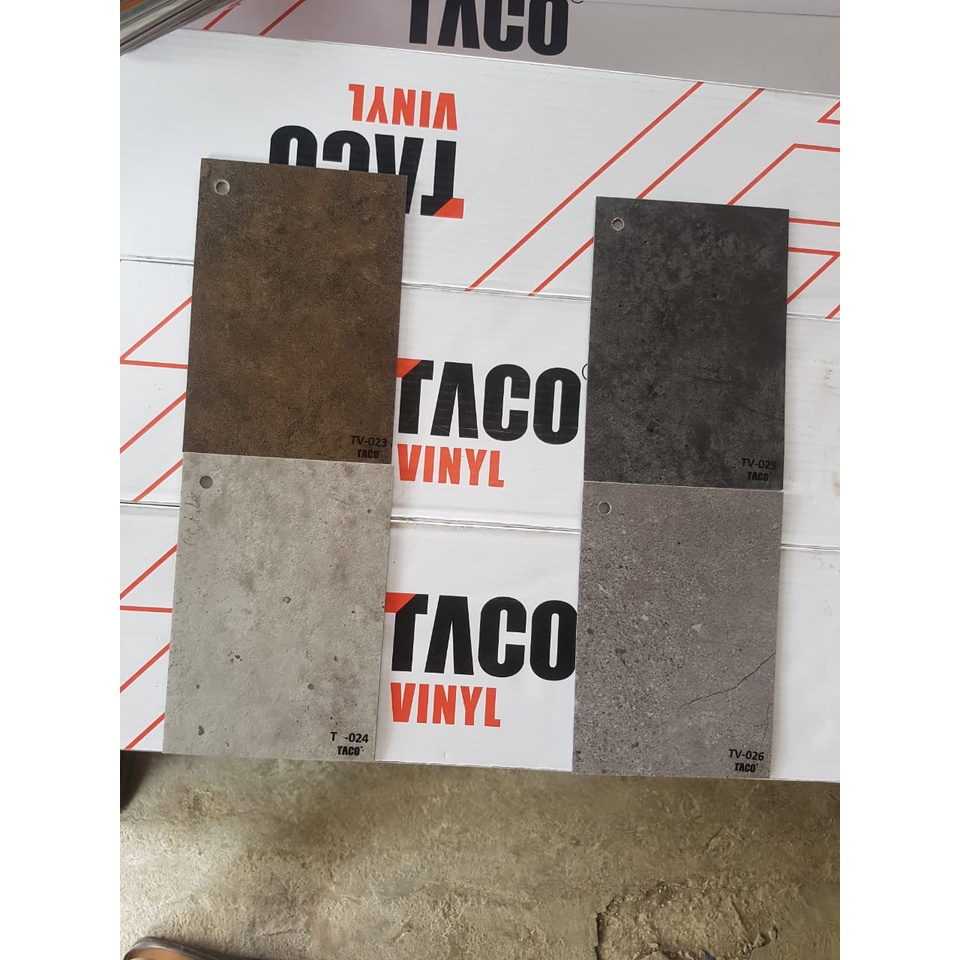 Jual Lantai Vinyl Tile Taco Stone 3mm | Shopee Indonesia