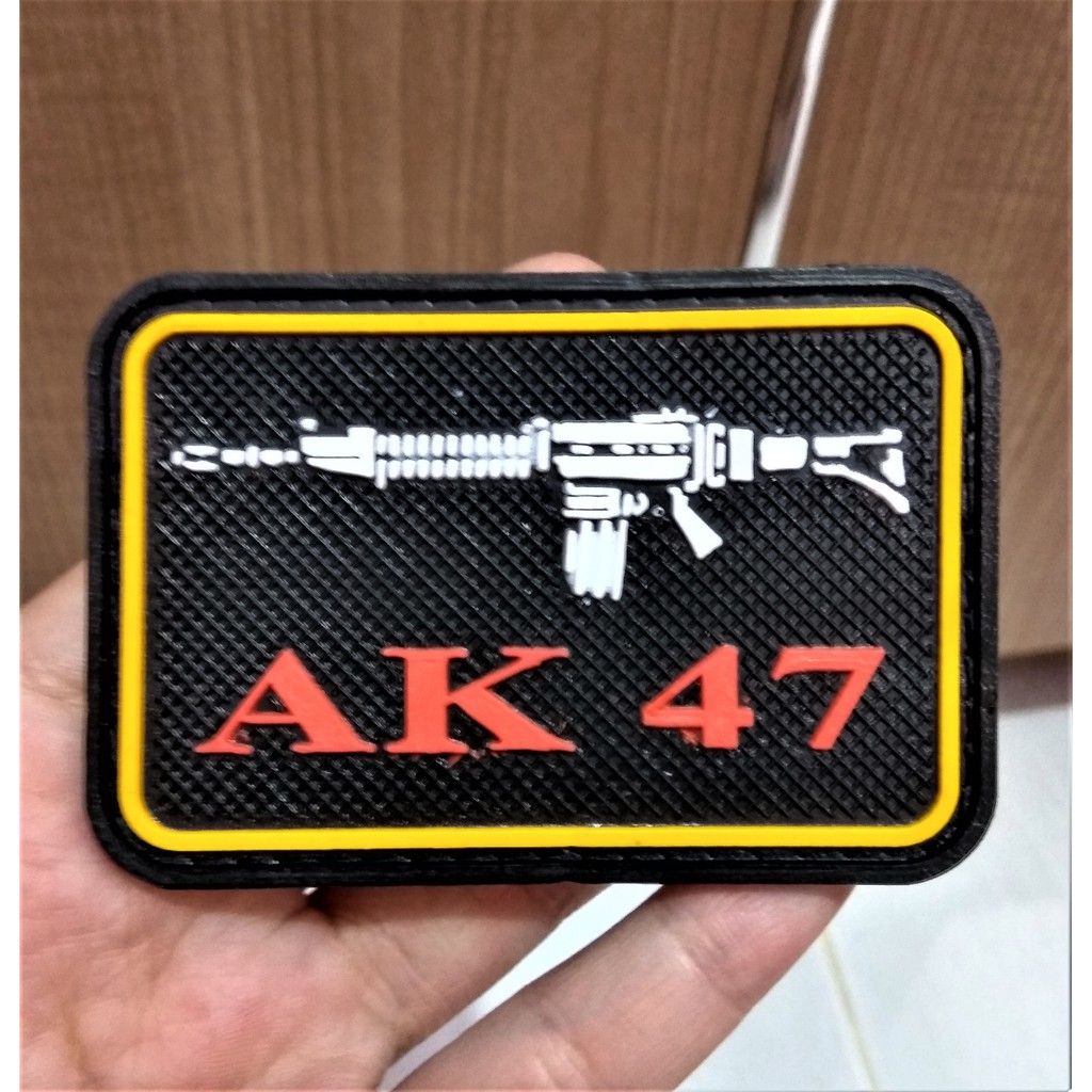 Jual VELCRO AK 47 - PATCH AK 47 - PREPET AK 47 - BAHAN RUBBER KARET | Shopee Indonesia