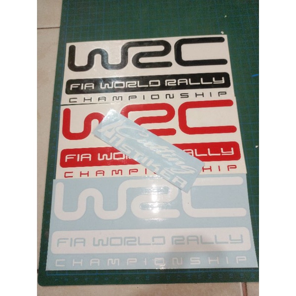 Jual stiker wrc stiker cutting | Shopee Indonesia