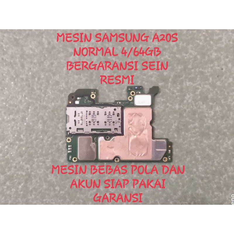 Jual mesin samsung a20s normal mesin a20s 4/64gb normal bergaransi ...