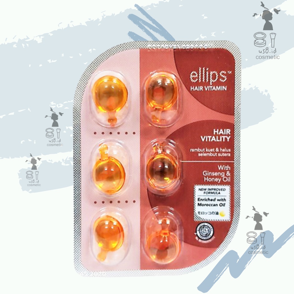 Jual Ellips Hair Vitamin / Nutrisi / Treatment / Rambut / KINO / Elips ...