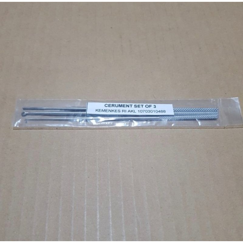 Jual Cerument Set of 3 ( Ring, Hook, Cotton Carier ) / Serumen ...