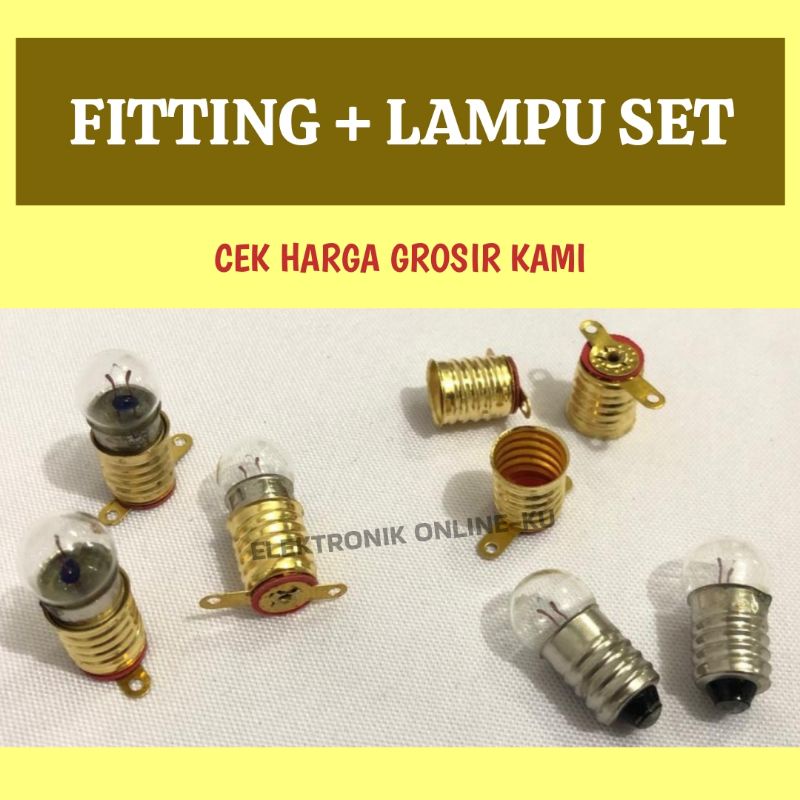 Jual FITTING + LAMPU SET | Shopee Indonesia