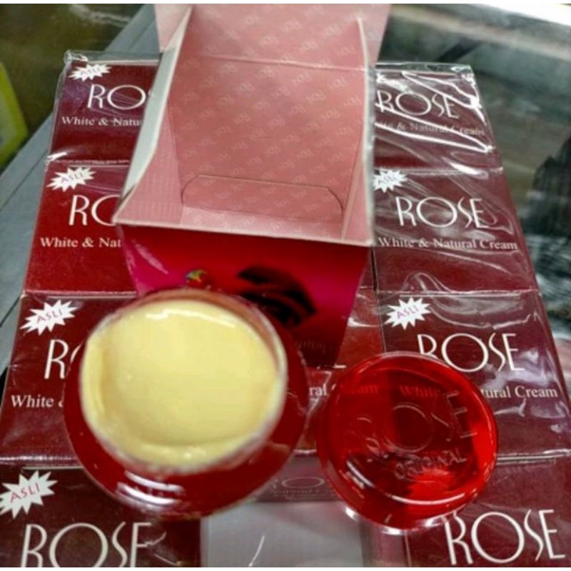 Jual ORIGINAL] CREAM ROSE ASLI 100% POT EMBOS BPOM//CREAM ROSE MURAH ...
