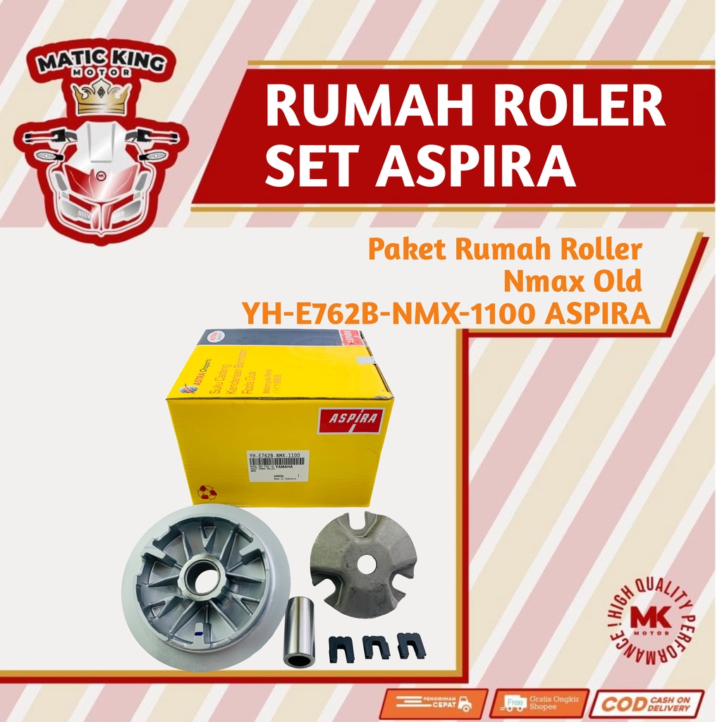 Jual Bosh Rumah roller SET Yamaha Nmax 155 old Aspira ASTRA OTOPARTS YH ...