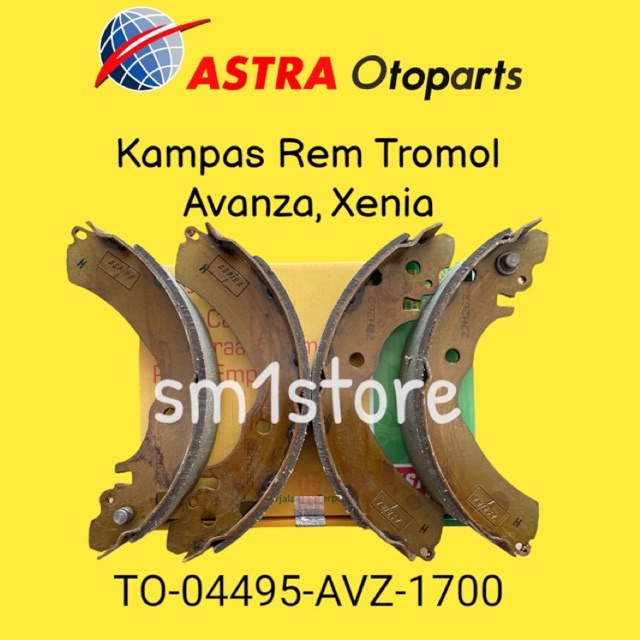 Jual Kampas Rem Tromol Belakang Avanza Xenia Shoe Set Brake 04495-AVZ | Shopee Indonesia