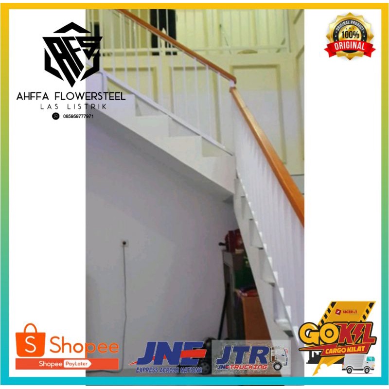Jual Railing tangg balkon motif handrail kayu | Shopee Indonesia