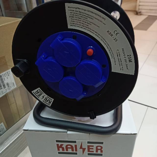 Jual KABEL ROLL/ ROLL CABLE UK 25 Meter Merk KAISER | Shopee Indonesia