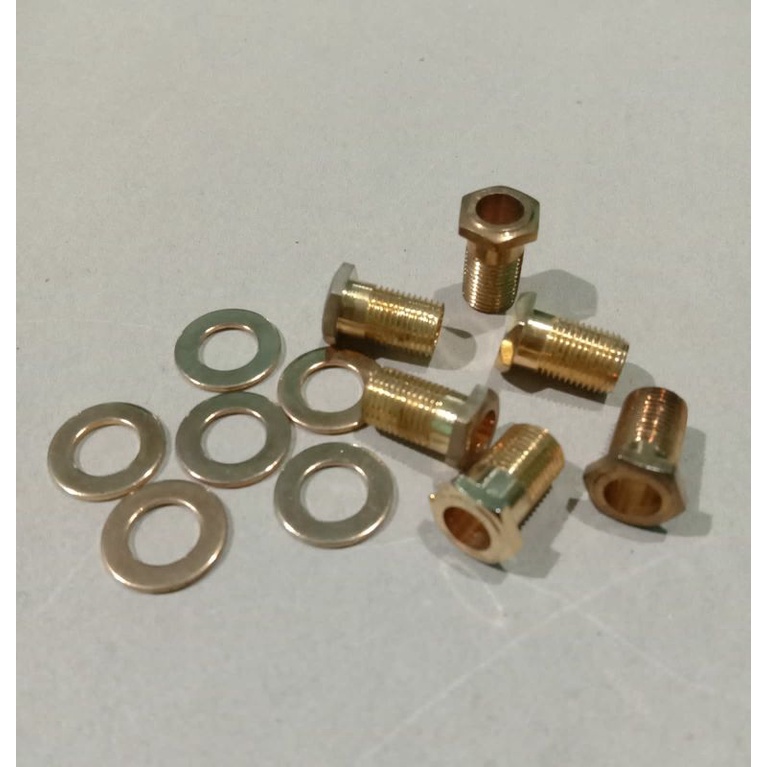 Jual Mur+Ring Gold Dryer Gitar (Elektrik, Akustik) 1set (6 pcs ...
