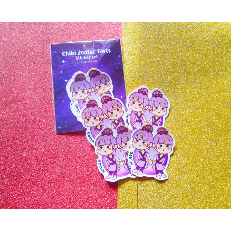 Jual BLOSSOM ARTS Chibi Zodiac Sticker Pack / Stiker Rasi Bintang ...