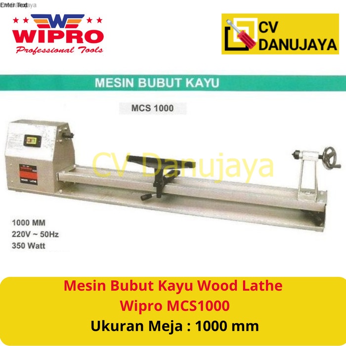 Jual Mesin Bubut Alat Penghalus Kayu Wood Lathe Wipro MCS1000 | Shopee ...