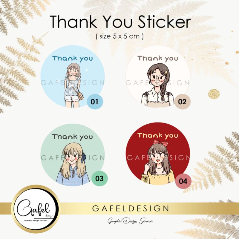 Jual Thank You Sticker / Sticker Thank You Lucu | Shopee Indonesia