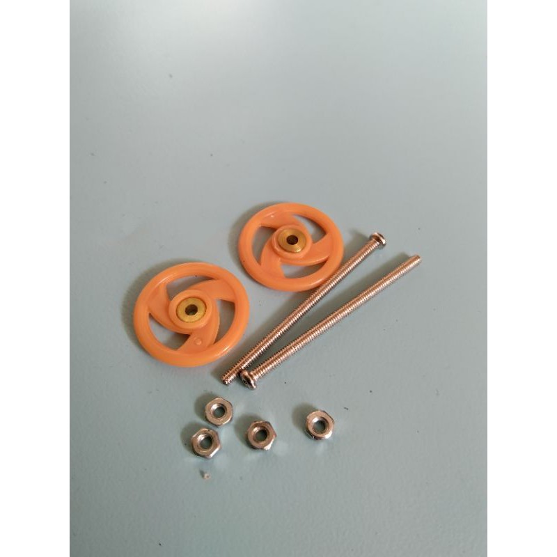 Jual ROLLER PLASTIK TAMIYA + BAUT SET / ROLLER PLASTIK SABIT TZ ...