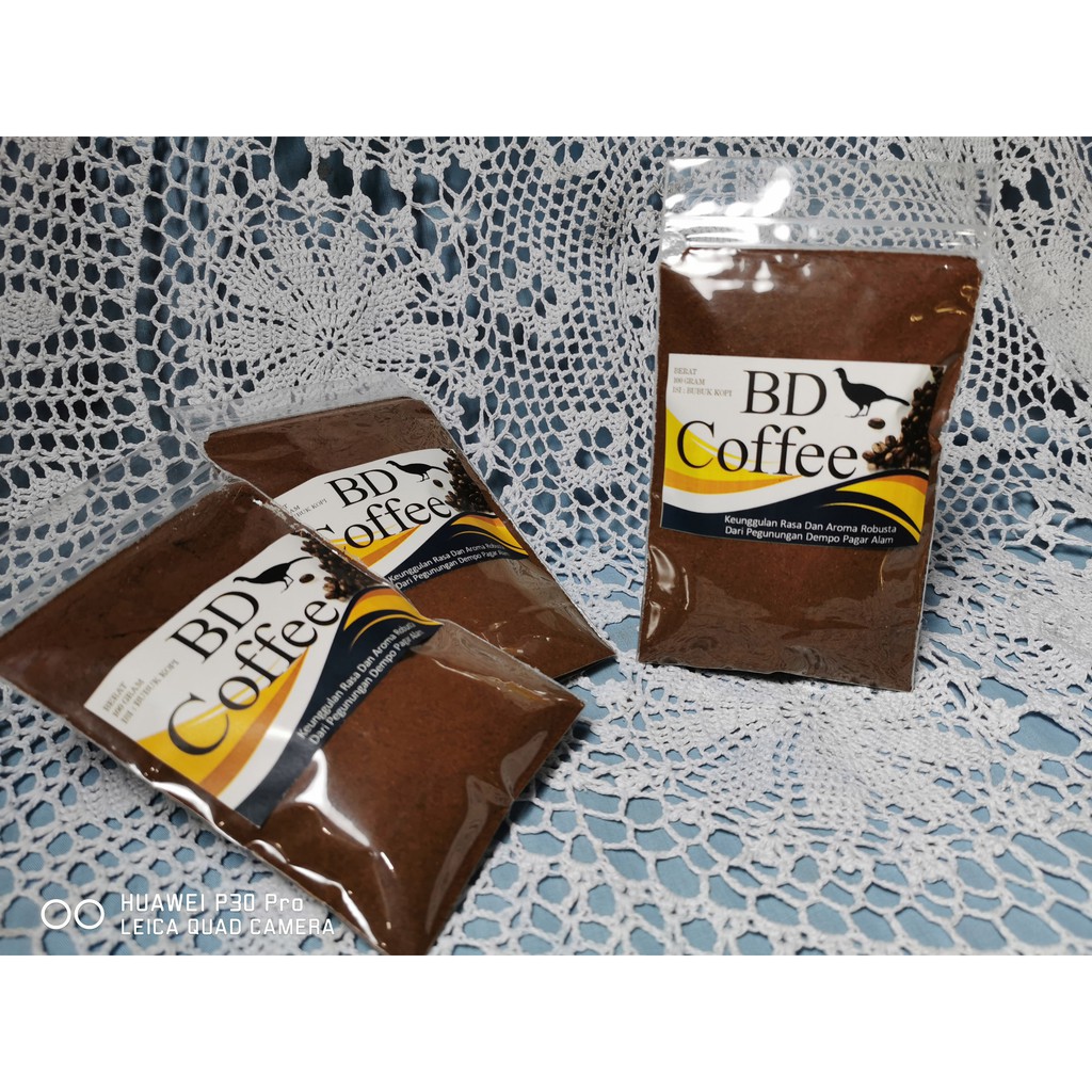 Jual BD COFFEE ORIGINAL / KOPI BUBUK - KOPI PILIHAN ROBUSTA -100 gram ...